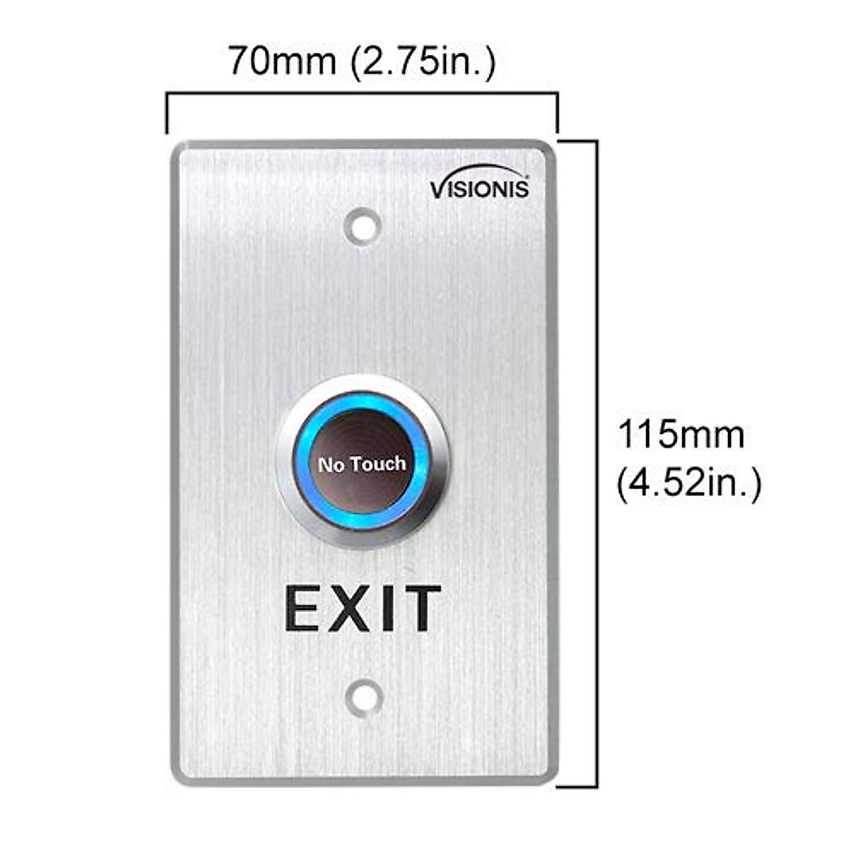 Zemgo FPC-8456 Smart Mobile WiFi Controller for Access Control with Android + Apple App, Web Browser + Smartphone Remote Viewing, Outswinging Door 1200lbs Magnetic Lock, Indoor Keypad/RFID Reader
