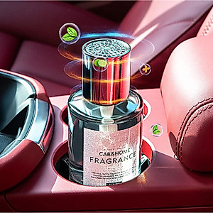 Smart Ultrasonic Atomized Car Air Freshener,5 Gears Adjustment & Auto On/Off,160ML Natural Fragrance,USB Mini Air Freshener Suitable for Car,300 Days Long Lasting (Jasmine)