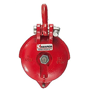 KEEPER - Pulley Block for All Winches Up to 18,000 Lbs. with 36,000 Lbs. Pulling Capacity