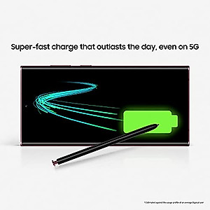 Samsung Galaxy S22 Ultra SM-S908 12GB+256GB GSM Unlocked International Version - Green (Renewed)