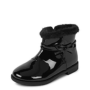Gymboree,and Toddler Faux Leather Booties,Black,10