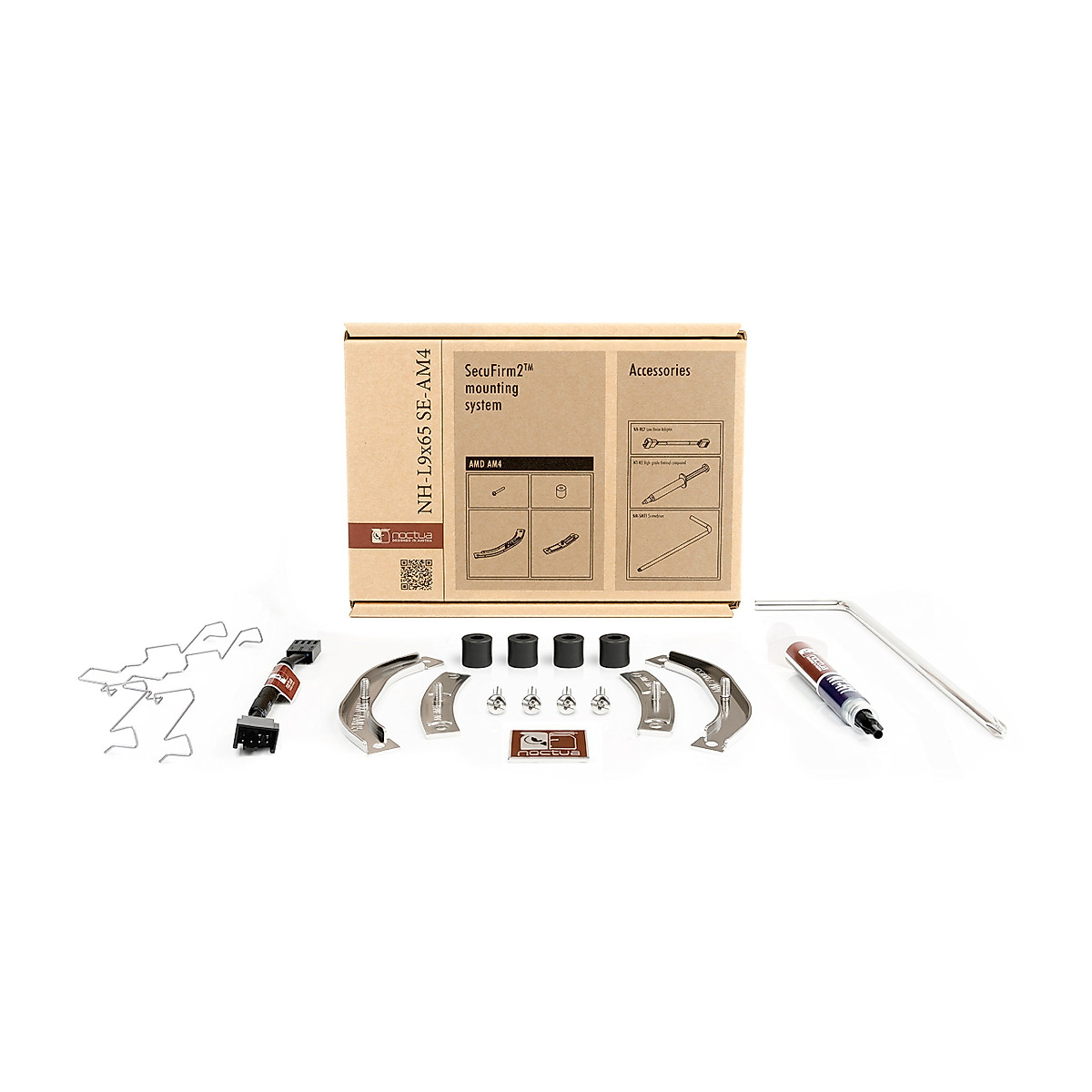 Noctua NH-L9x65 SE-AM4, Premium Low-Profile CPU Cooler with 92mm Fan for AMD AM4 (Brown)