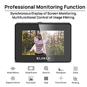 SUIKUI RH35 Unlimited Recording Camera Monitor 1080P 30FPS Capture and Photographic Stream Video Screens from HDMI