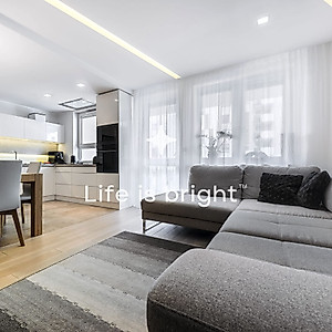 LUXRITE 6 Inch Square LED Recessed Ceiling Light with Junction Box, 18W, 5CCT Selectable 2700K/3000K/3500K/4000K/5000K, 1800LM High Brightness, Dimmable Canless Downlight, Wet Rated, ETL (6 Pack)