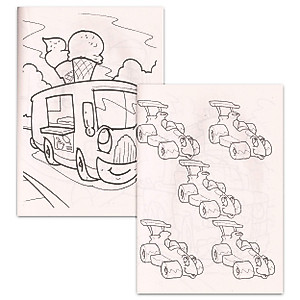 Phoenix International Rocket and Rover Rocket Book for Children Bundle ~ 3 Pc Rocket Activity Set with Coloring Book and Space Rocket Stickers (Kids Learning Book Set)