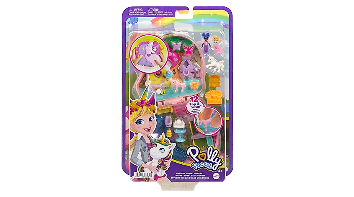 Polly Pocket Unicorn Tea Party Playset - Fun for Kids