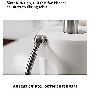 Kitchen Paper Roll Holder Paper Towel Rack Dining Table Kitchen Paper Roll Holder Vertical Paper Towel Storage Rack