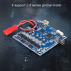 RiToEasysports Gimbal Driver, BGC 3.0 Mos Drive Large Current 2-Axle Brushless Gimbal Controller Board Driver with Sensor Brushless Gimbal Controller