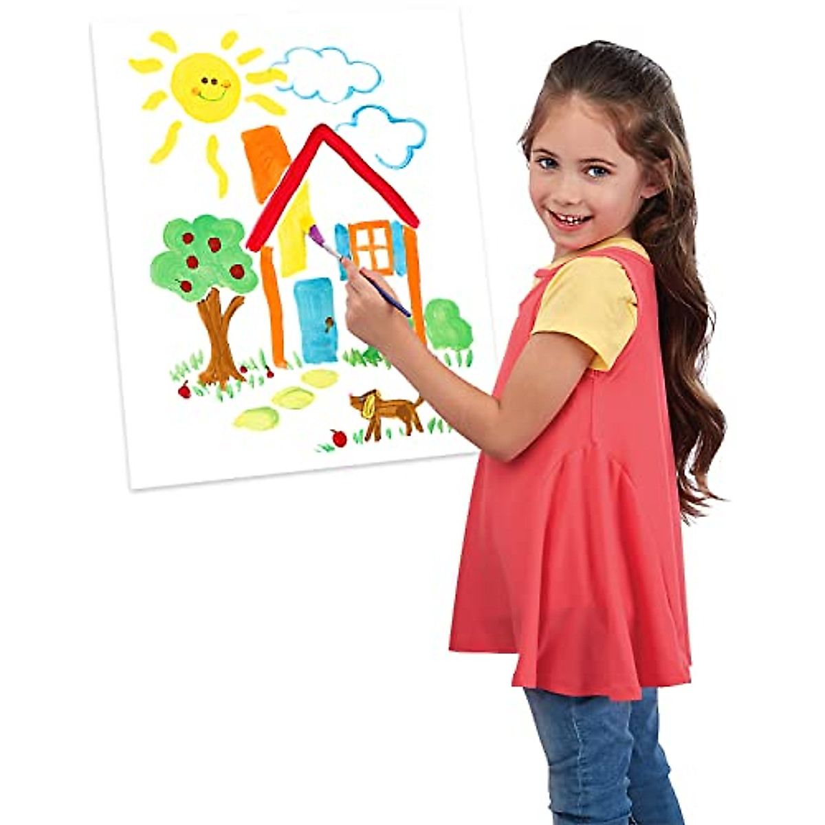 Cra-Z-Art Washable Tempera Paint Bulk Pack 10ct, Assorted Colors 8oz each bottle