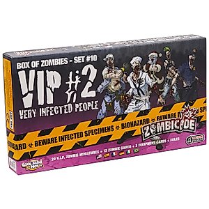 CMON Zombicide Box of Zombies 10 Very Infected People 2 Board Game