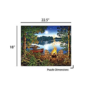 Springbok Majestic 500 Piece Wood Jigsaw Puzzle - Lakeside