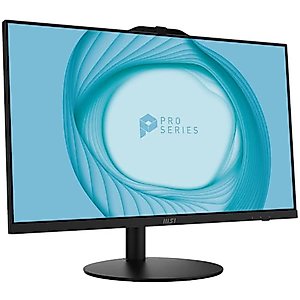 MSI PRO AP272 AIO Desktop, 27" FHD IPS-Grade LED, Intel Core i7-12700, 16GB Memory, 500GB SSD, WiFi 6, BT 5.1, Black, Windows 11 Home (12M-031US)