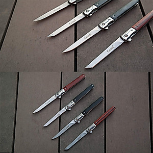 Carimee Slim Pocket Knife 4", Thick Blade Folding Knife - Perfect for Everyday Carry, Durable 7Cr17MoV Steel Blade, 2023 Gifts fo men women