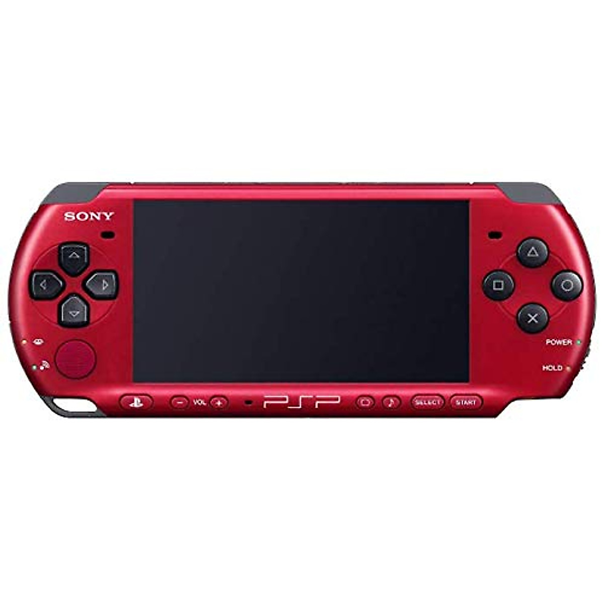 PSP Slim and Lite 3000 Series Handheld Gaming Console with 8GB Memory Card (Renewed) (Red/Black)