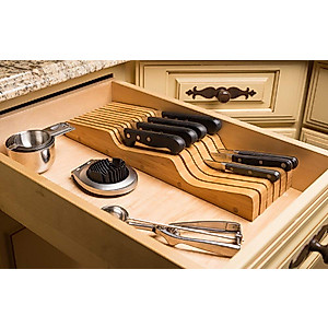 Bellemain Drawer Organization Set Knife Holder Block and Utensil Organizer