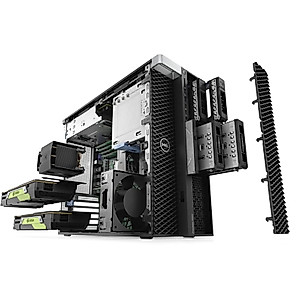 Dell Precision T5820 Workstation Desktop (2018) | Core Xeon W - 1TB SSD + 1TB SSD - 64GB RAM - RTX 5000 | 10 Cores @ 4.5 GHz - 16GB GDDR6 Win 11 Pro (Renewed)