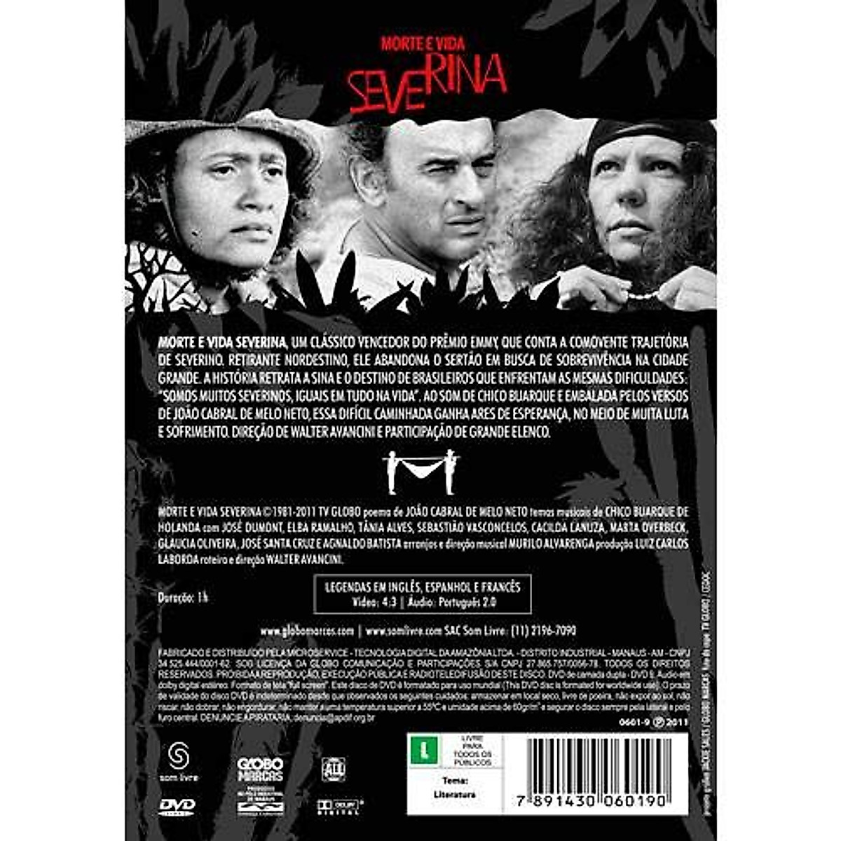 Morte & Vida Severina (Walter Avancini) (1981) - Jose Dumont/Elba Ramalho/Tania Alves