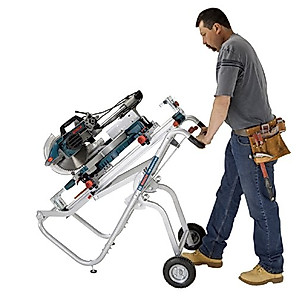 Bosch Portable Gravity-Rise Wheeled Miter Saw Stand T4B