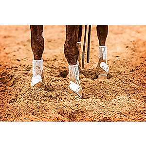 Iconoclast Orthopedic Support Boots - 1 Pair for Hind Legs (White, Medium)