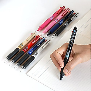 uni Ballpoint Pen Jetstream 3 Color Black, Red, Blue Ink 0.5mm, Rose Pink (SXE340005.66)