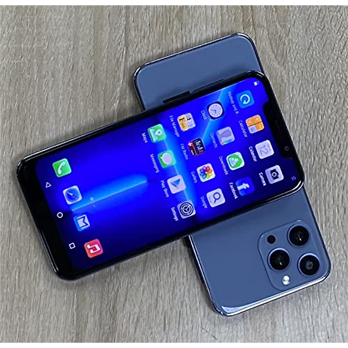 EVRIO Unlocked Phone，s88u，Android Smartphone ，Dual SIM Card，1GB RAM ，16GB ROM，Only Supports Dual SIM Card Frequency Band of 3GWCDMA ：850/2100MHZ，6.11 inch Screen9(Blue)