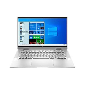 HP Envy x360 - 15t Home & Business Laptop (Intel i7-1165G7 4-Core, 16GB RAM, 512GB PCIe SSD, Intel Iris Xe, 15.6" Touch Full HD (1920x1080), Active Pen, Fingerprint, WiFi, Win 10 Pro) (Renewed)