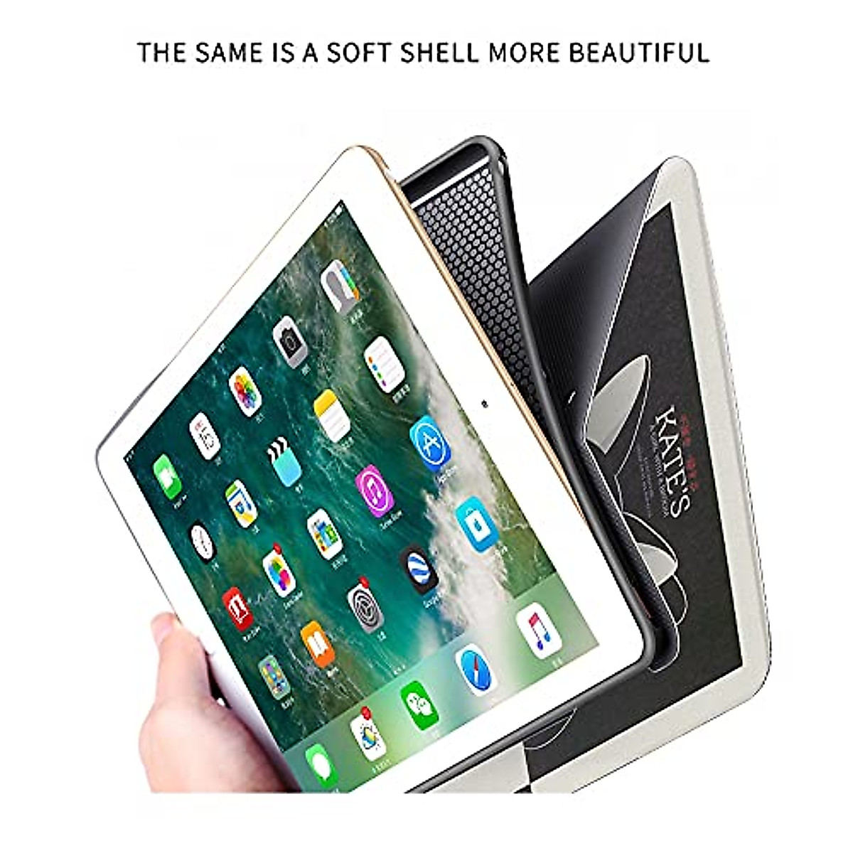 YENDOSTEEN New iPad Pro 11 Inch Case 2022(4th Gen)/2021(3rd Gen)/2020(2nd Gen) with Pencil Holder,Animals Wolf A265 Smart Cover