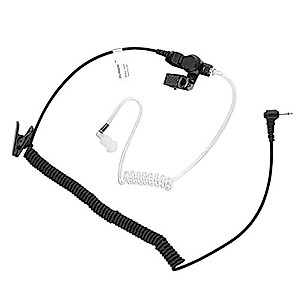JEUYOEDE Replacement Acoustic Tube Compatible with Motorola Kenwood Two Way Radio Earpiece or Surveillance Kit Headset (2 Packs)
