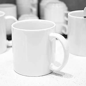 Bycnzb 22oz white Super Large Ceramic Coffee Mugs Large Handles Set of 4