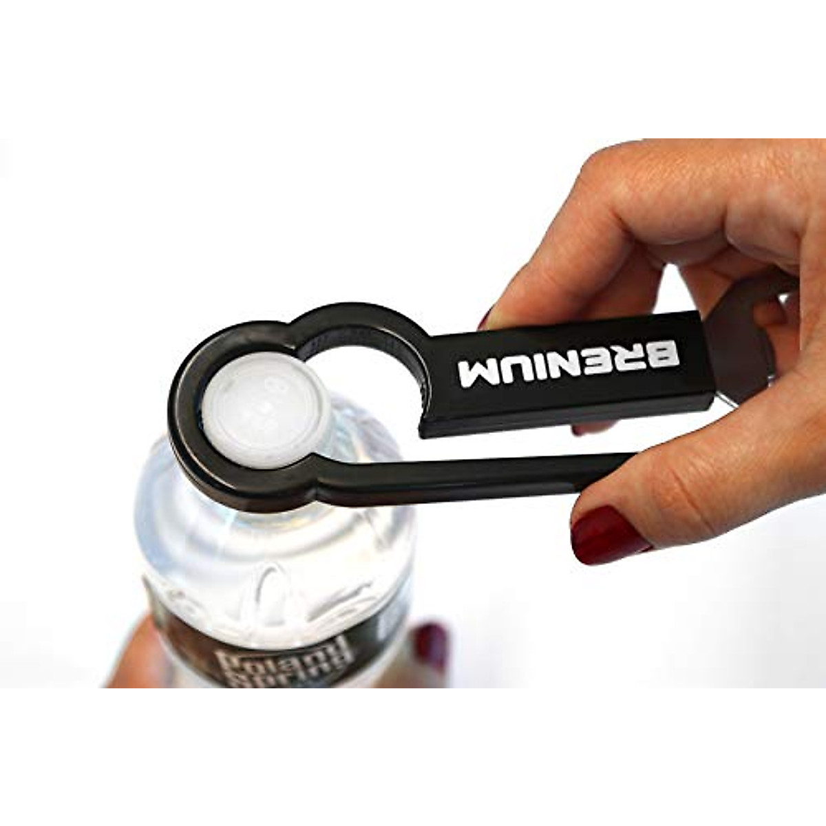 BRENIUM Multifunctional Bottle Opener for Water and Beer Bottle, Plastic Water Bottle, Twist-Off, for Weak Hands, Seniors, Elderly, Rheumatoid Arthritis, Bottle Gripper, Ergonomic