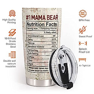 Macorner Mothers Day Gift For Mom - Birthday Gifts for Mom & Mothers Day Gifts From Daughter Son Husband - Mom Gifts From Kids Chrismas Gifts For Mom - Stainless Steel Tumbler 20oz Gift For Women