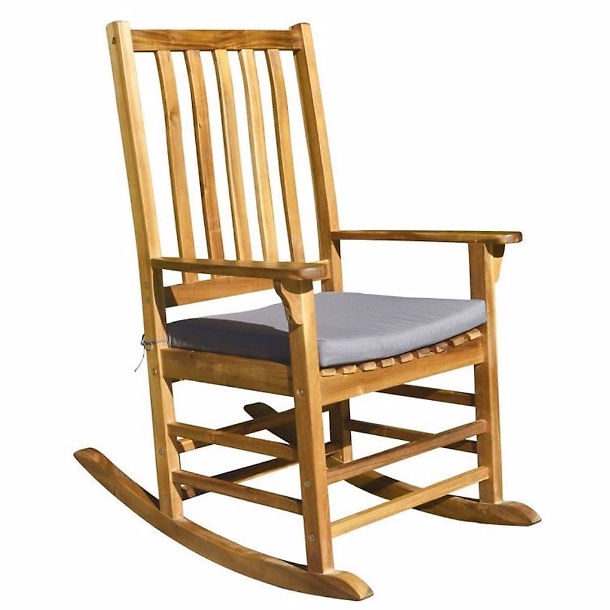 DELORM Acacia Wood Rocker Chair, Indoor/Outdoor Wooden Rocking Chairs, Porch, Deck, Patio, & Balcony Furniture by Patio Wise