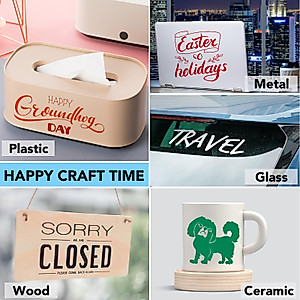 FURWEY Permanent Vinyl for Cricut-12 Pack 12 Inch by 5 Feet Permanent Vinyl Rolls, Adhesive Vinyl for Cutting Machines, Signs, Scrapbooking, Craft, Die Cutters