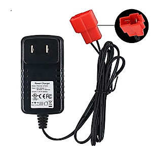 HZPOWEN New 6 Volt Battery Charger for Child Ride On Car Rollplay Porsche 918 BMW X5 Audi R8 Spyder Kid Trax Disney Frozen White Toddler Wildfire Quad