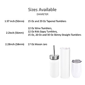 LOTSA. STYLE Silicone Bottom for Tumblers, Protective Anti-Slip Rubber Bottom with 3M Adhesive Wine Tumblers Skinny Straight Tapered Tumblers Mason Jars, 10 piece (58 mm, Black)