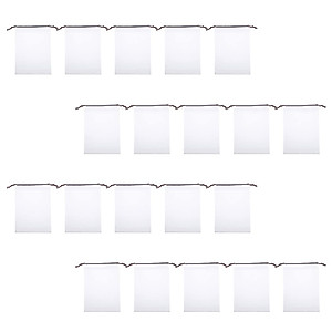 HEALLILY 40pcs Eyelash Packaging Bag Travel Makeup Bags Lash Pouch Eva Drawstring Bags Cosmetics Storage Pouch Small Frosted Packaging Bag Lash Organizer Bag Lash Packing Bags