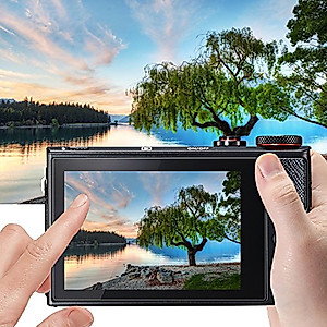 [3-Pack] Tempered Glass Screen Protector for Canon G7X Mark II G9X G9XII G7X G5X, Akwox 9H LCD Protective Cover