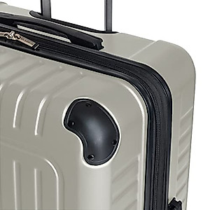 Ben Sherman Sunderland Spinner Travel Upright Luggage, Dover White, 20-Inch Carry On