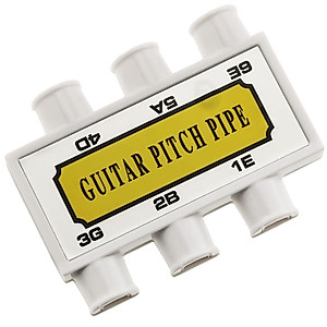 E-outstanding 1Pc Guitar Pitch Pipe 6 Tones six Metal Reeds with ABS Shell for Acoustic Electric Guitar