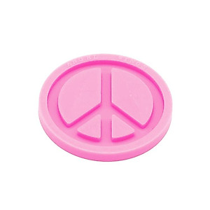 Shiny Peace Sign (NO HOLE) Silicone Mold, Peace Silicone Mold, Peace Fondant Mold,Peace Shape Silicone Mold,Peace Mold,Peace Resin Mold, Peace Mould, Peace Chocolate Mold, Peace Cake Mold,No Hole