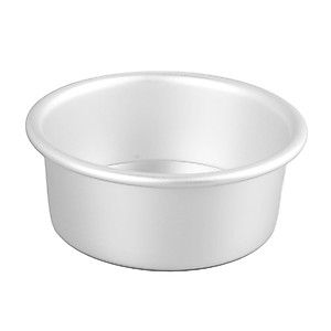 HaseM Round Cake Pan, Widely Used Nonstick Cake Pan 4 Inch Aluminum Alloy for Birthday