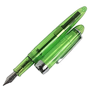 6 PCS Jinhao 992 Plastic Fountain Pen Set, Transparent, Diversity Color(Blue, Green, Grey, Brown, Orange, White)