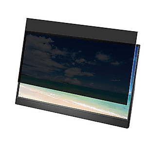 Puccy Privacy Screen Protector Film, compatible with IO DATA I O LCD-CF161XDB-M 15.6" Anti Spy TPU Guard （ Not Tempered Glass Protectors ） New
