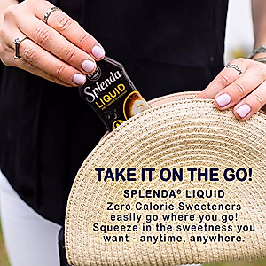 SPLENDA LIQUID Zero Calorie Liquid Sweetener, Original French Vanilla, 1.68 Fl Oz