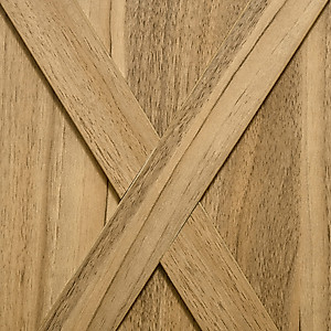 HOMCOM Sideboard, Natural Wood Effect