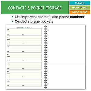 Elan Publishing Company Deluxe Full-Year Student Planner for High School 40 Weeks (HS-90)