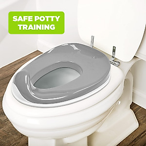 Ginsey Parent's Choice Safe & Secure Potty Seat Safestart PC,Gray