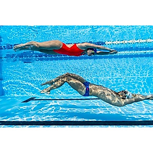 ARENA Women's Solid Team MaxLife Swimsuit Swim Tech Back One Piece Racing Bathing Suit Competition Training Swimwear, Asphalt/Black, US Size 30