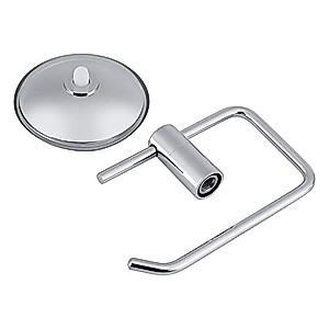 Toilet Roll Paper Holder Holder Rod Shelf Suction Cup Paper Towel Holder Rack Holder Bar Roll Paper Holder Suction Cup Roll Towel Racks