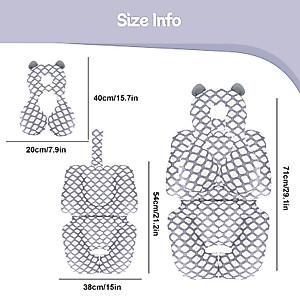 KAKIBLIN Stroller Cushion Toddler Car Seat Insert, Baby Stroller Pillow, Toddler Seat Pad Car seat Neck Support Cushion for Toddler (Cloud)